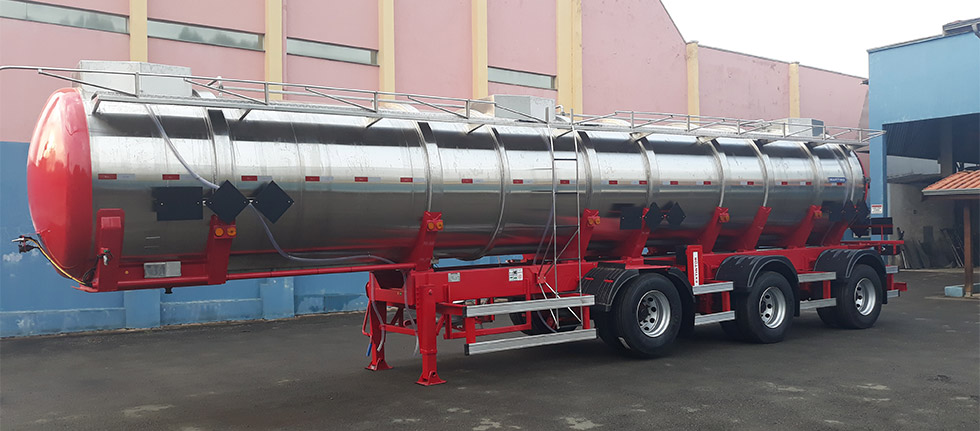 Tanques rodoviários Sobre-Chassi (autoportante) – Martins Tanques